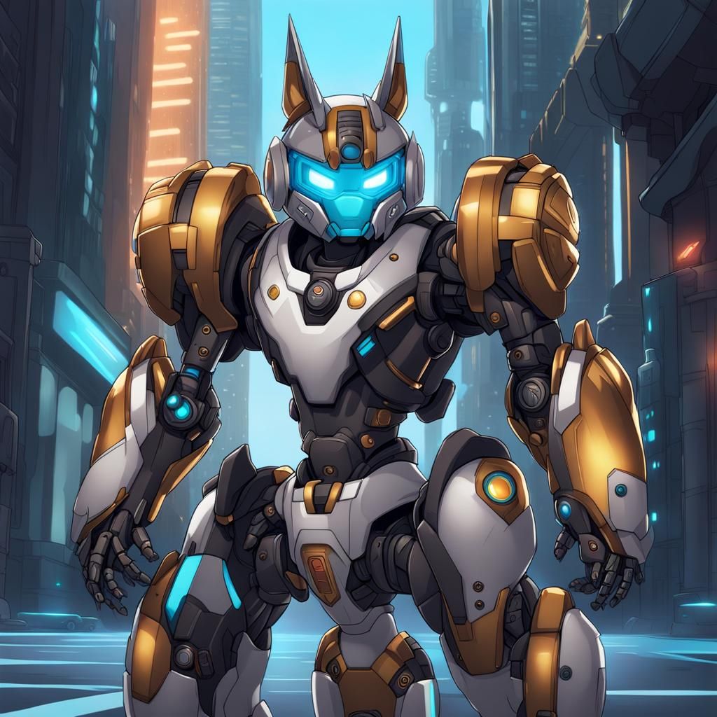 Robotic furry? - AI Generated Artwork - NightCafe Creator