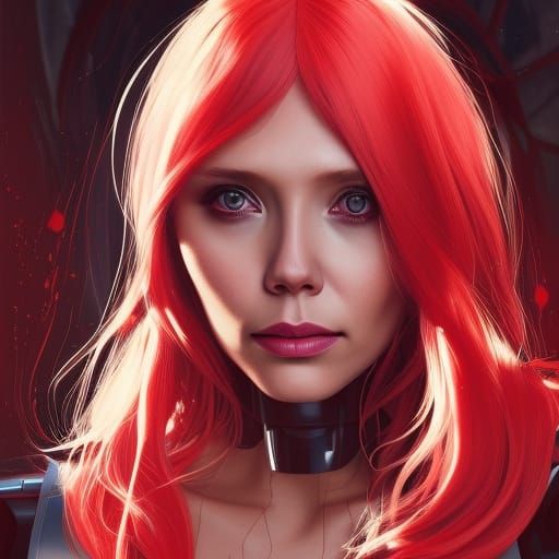 Elizabeth Olsen - AI Generated Artwork - NightCafe Creator