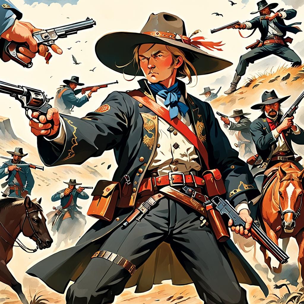 Every day is a well-aimed shot, and the target is aligned Gunslingers ...