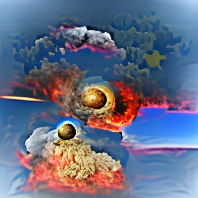 Collision Course - AI Generated Artwork - NightCafe Creator