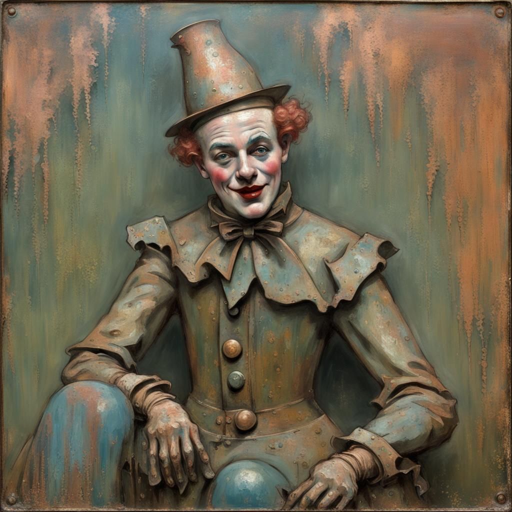 Clown K - 23 - AI Generated Artwork - NightCafe Creator