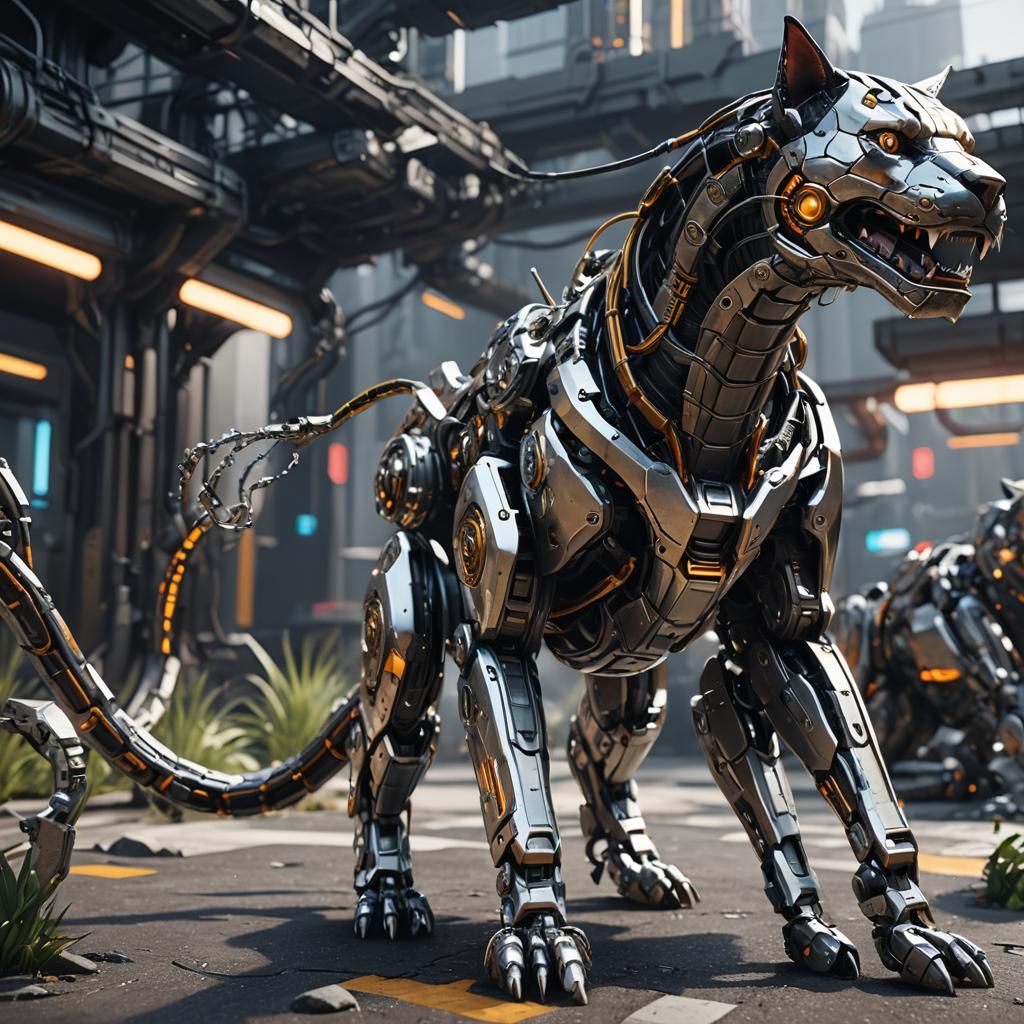 Cyborg cat, Cyborg dog, Cyborg snake - AI Generated Artwork - NightCafe ...