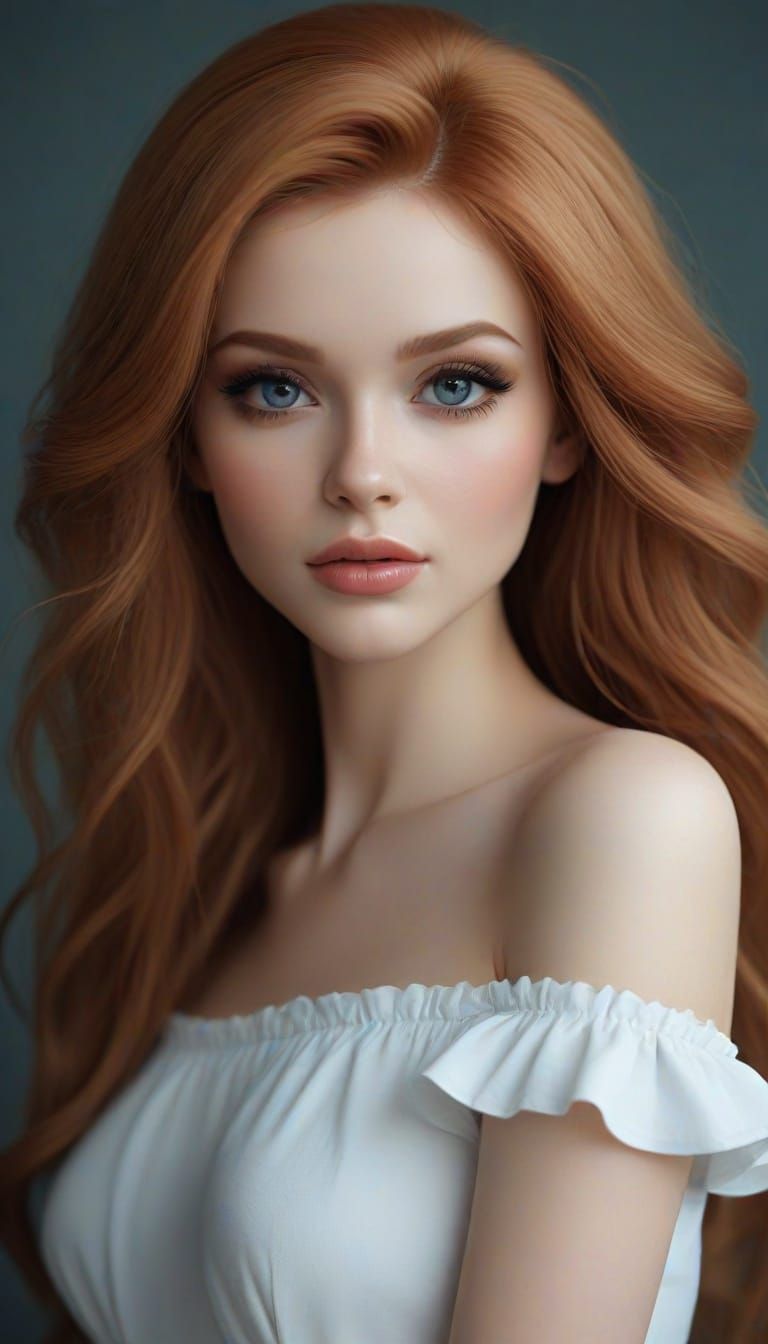 AI In the style of Lori Earley - Ethereal Portrait in Whimsi...