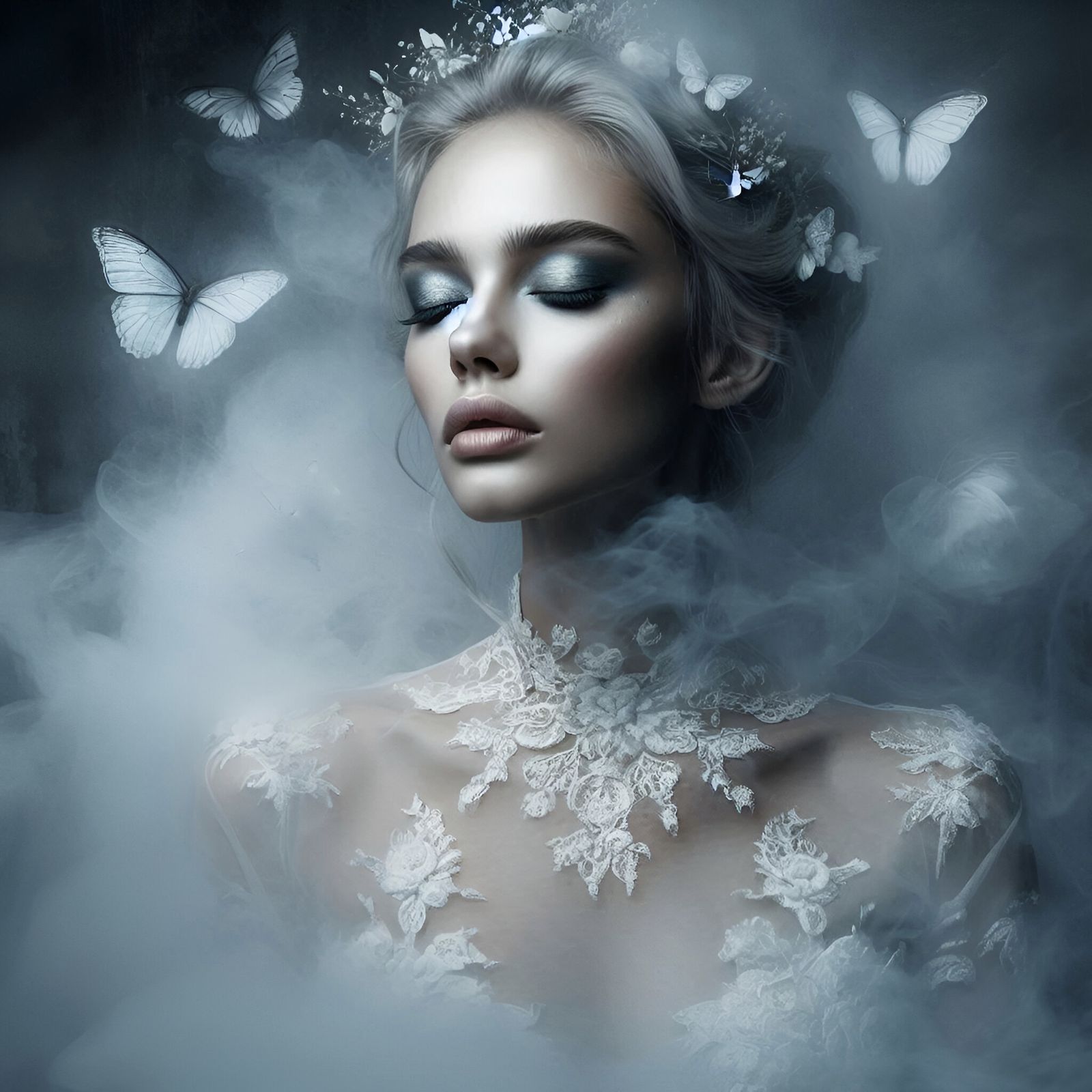 Ethereal woman - AI Generated Artwork - NightCafe Creator