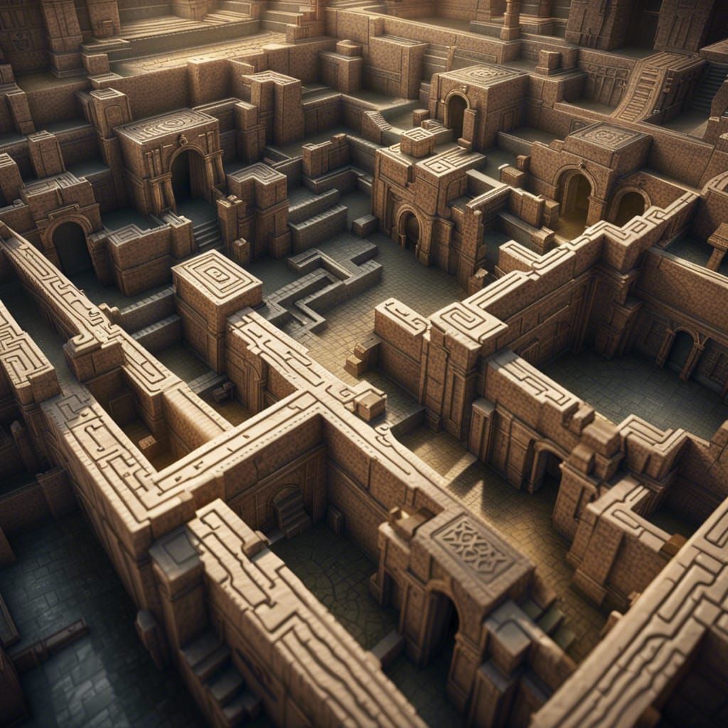 The Labyrinth of Minos - Todays submission for the daily challenge made ...