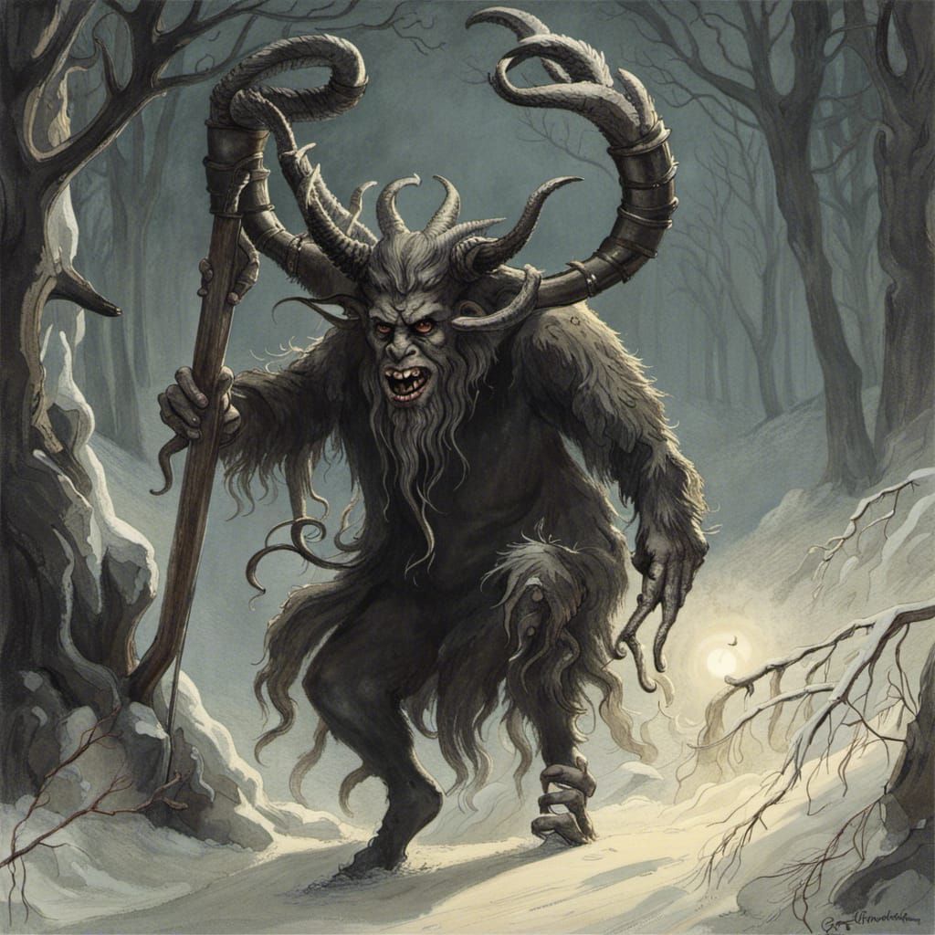 Krampus - AI Generated Artwork - NightCafe Creator