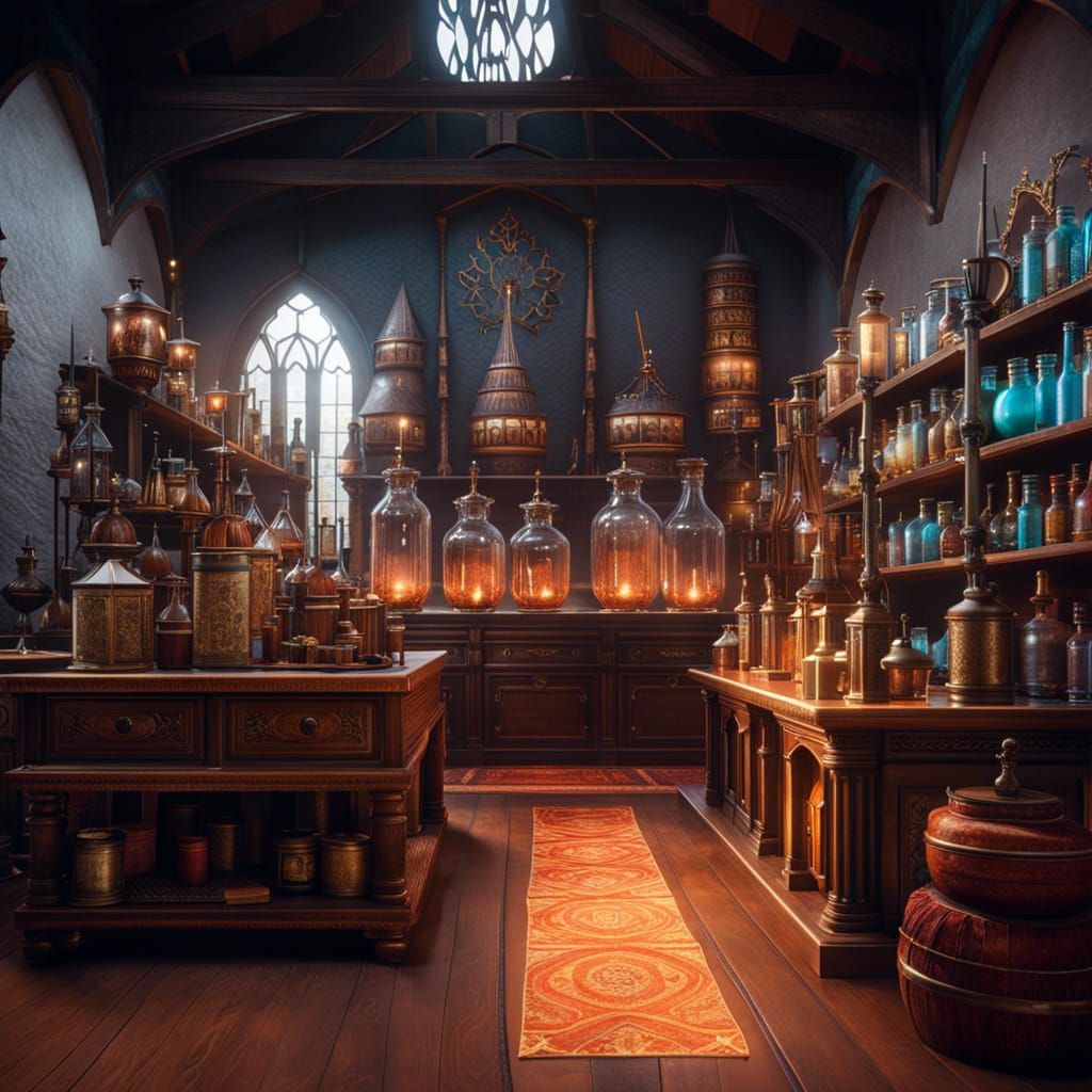 Alchemist lab - AI Generated Artwork - NightCafe Creator