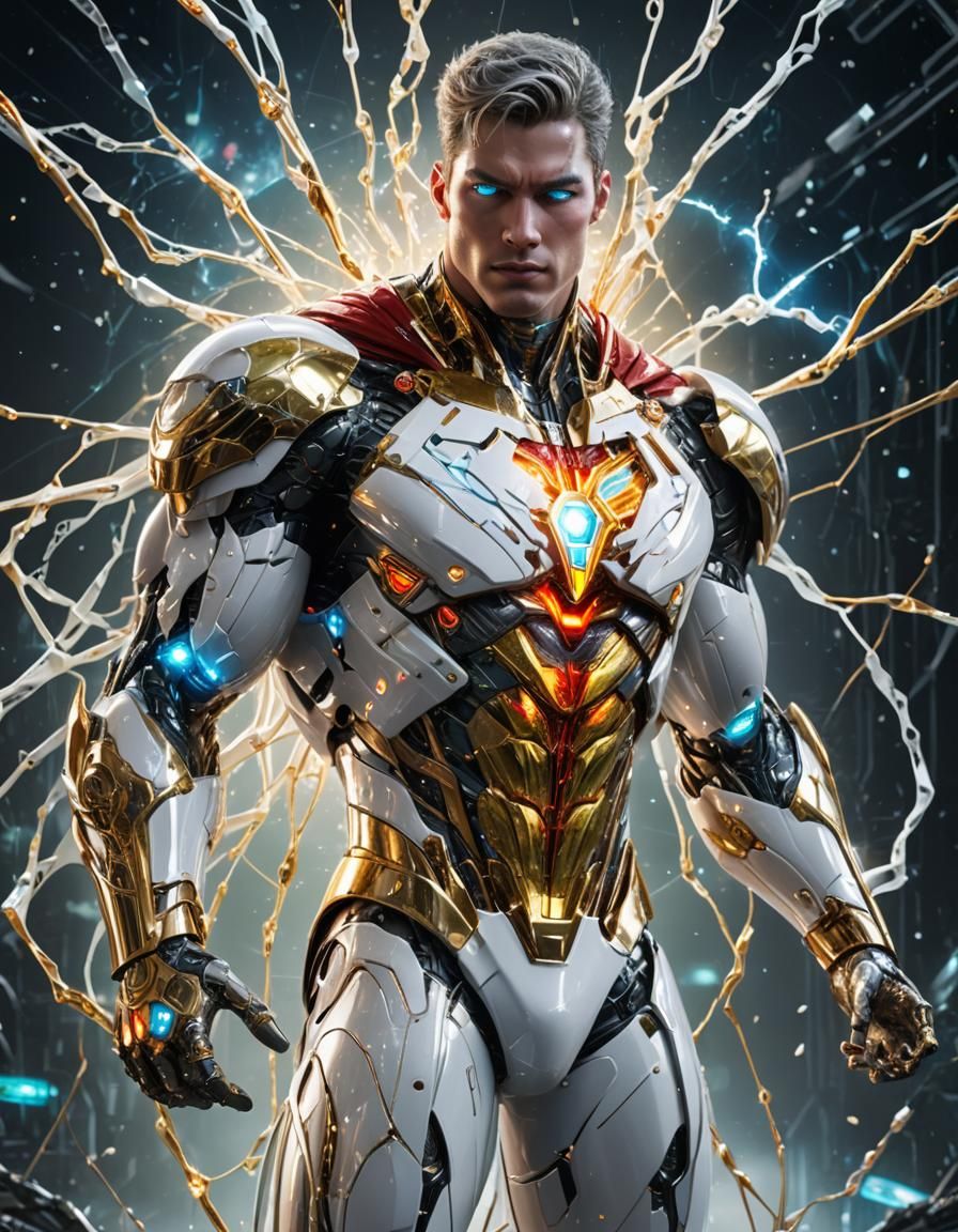 Intergalactic Superhero - AI Generated Artwork - NightCafe Creator