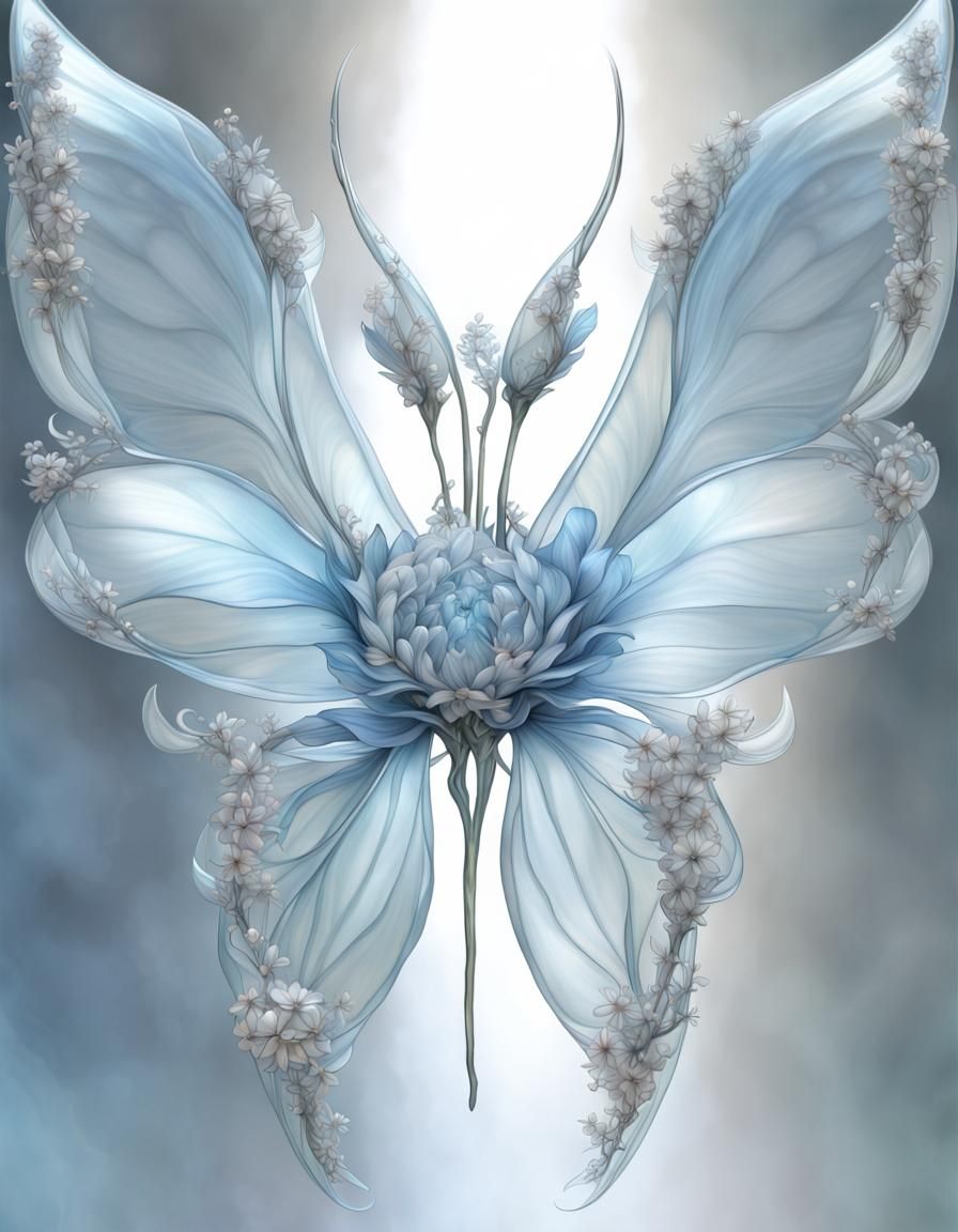 Flutter flower - AI Generated Artwork - NightCafe Creator