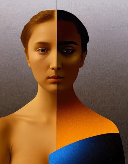 Pythagorean theorem, head and shoulders portrait, symmetry, rule of ...