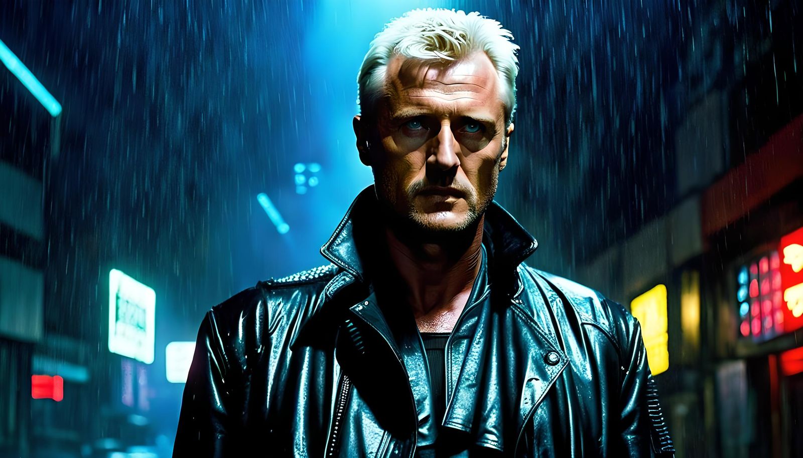 Replicant Roy Batty from original Blade Runner movie - AI Generated ...