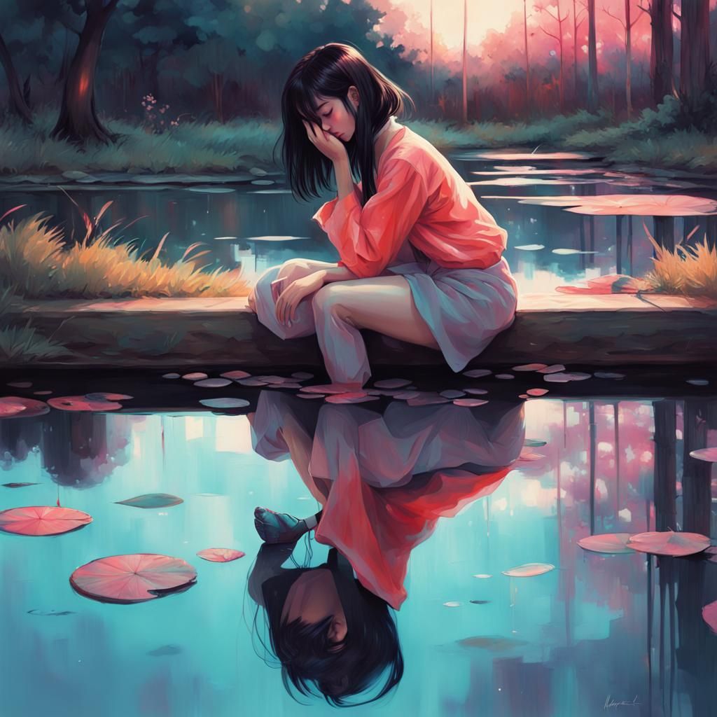 Reflection 3 - AI Generated Artwork - NightCafe Creator