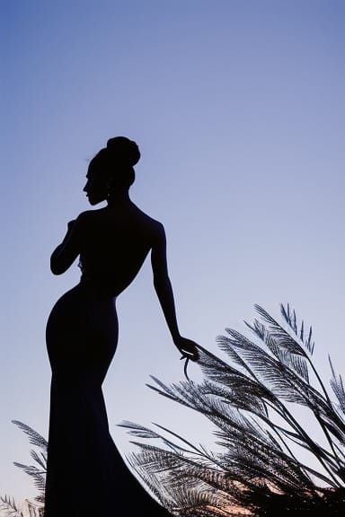 silhouette #1 - AI Generated Artwork - NightCafe Creator