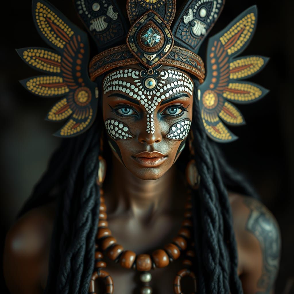 Anjea, the Australian Aboriginal fertility goddess or spirit