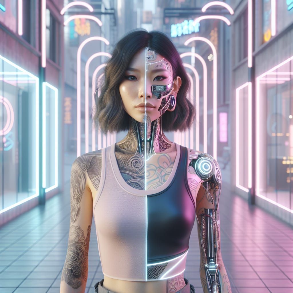 Cyborg - AI Generated Artwork - NightCafe Creator