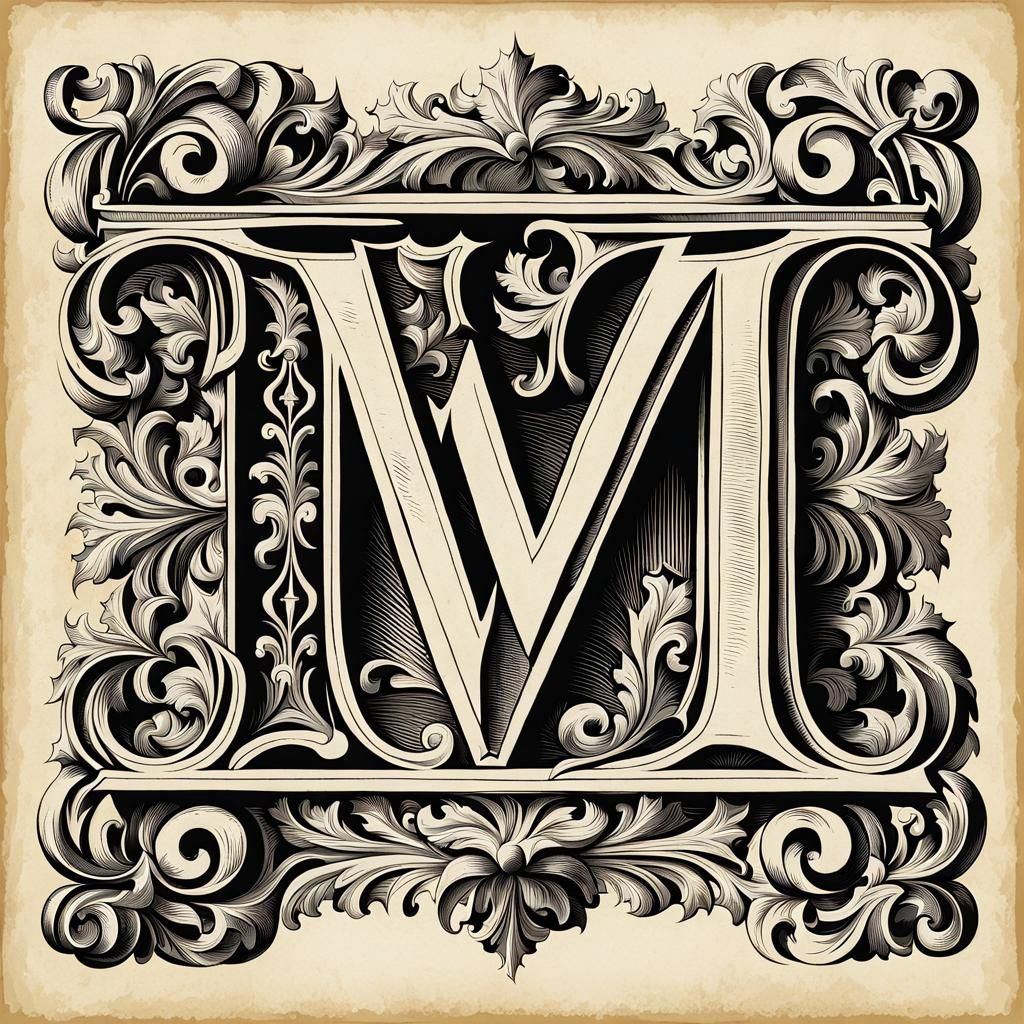 Letter M - AI Generated Artwork - NightCafe Creator
