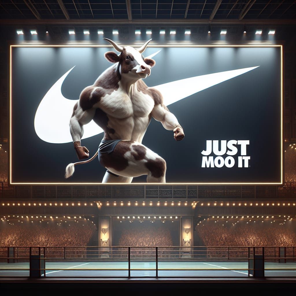 Just Moo It - AI Generated Artwork - NightCafe Creator