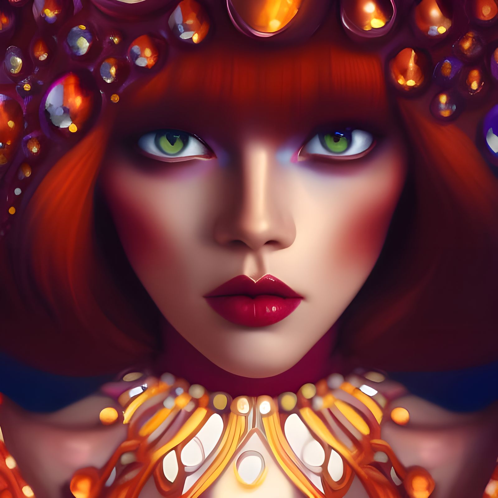 Red Diamond Ruby - AI Generated Artwork - NightCafe Creator