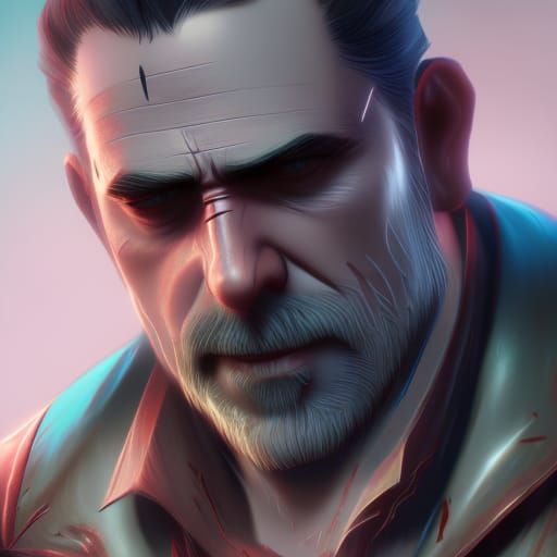 negan smith ai - AI Generated Artwork - NightCafe Creator