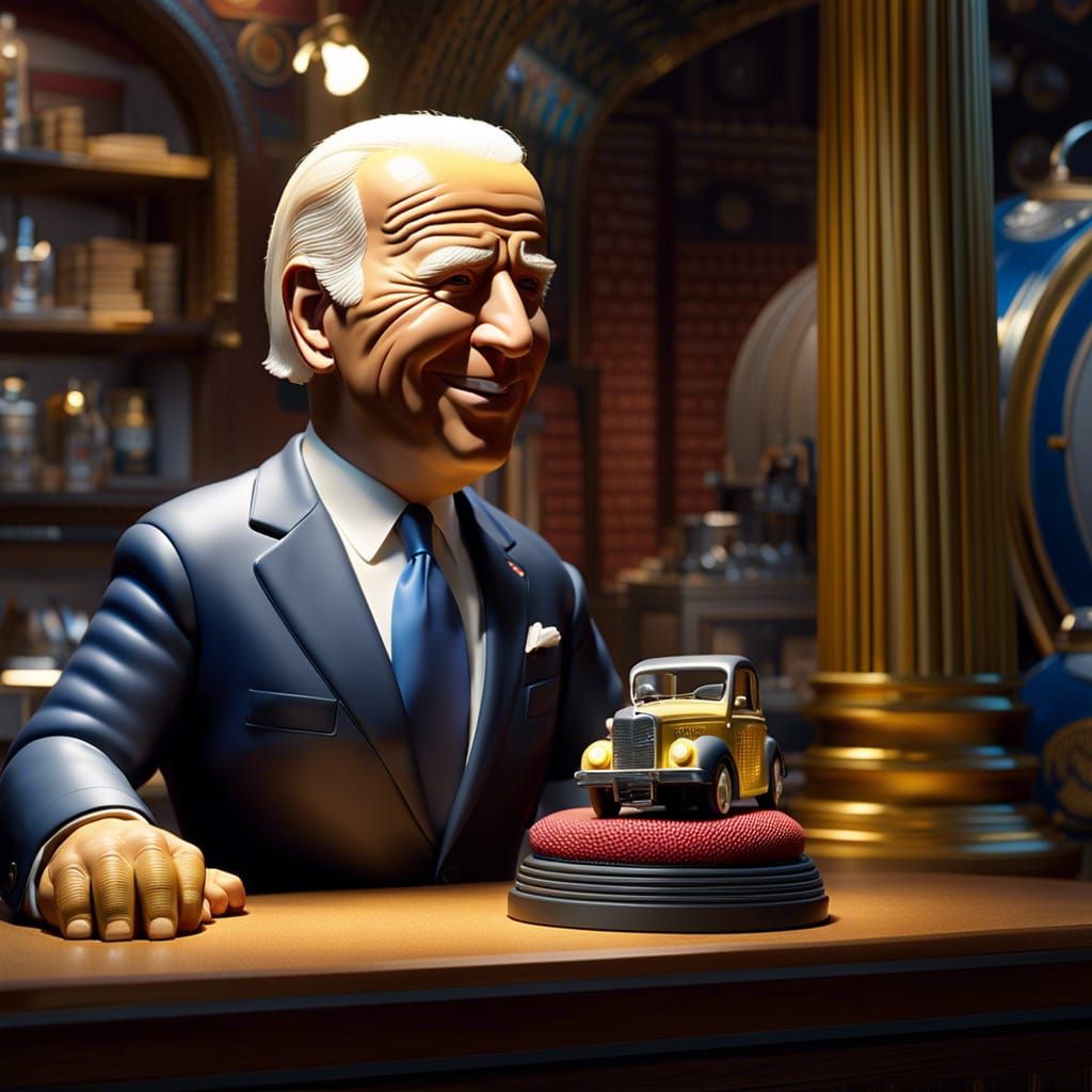 Michelin's figure Bibendum is Joe Biden - AI Generated Artwork ...