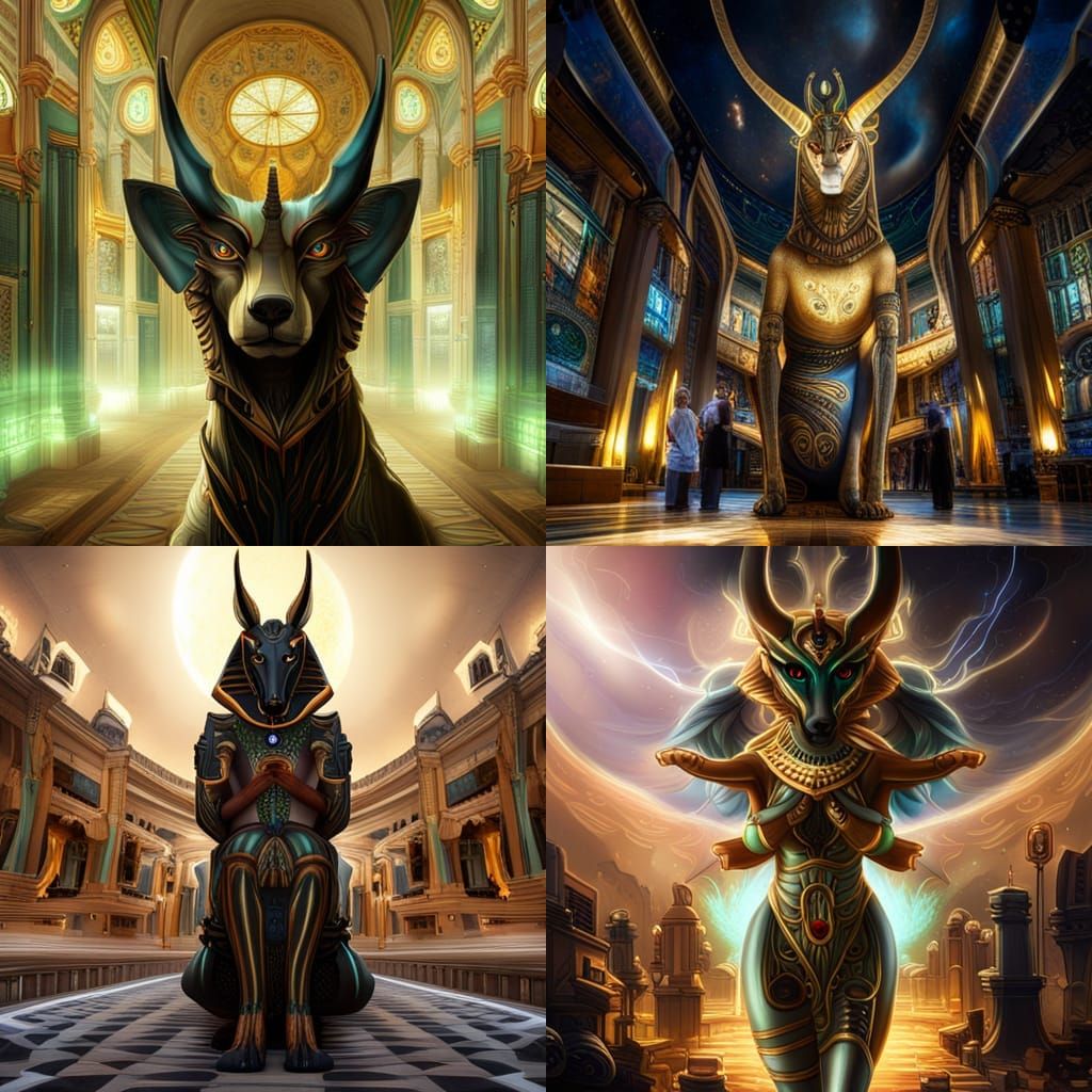 Anubis - AI Generated Artwork - NightCafe Creator