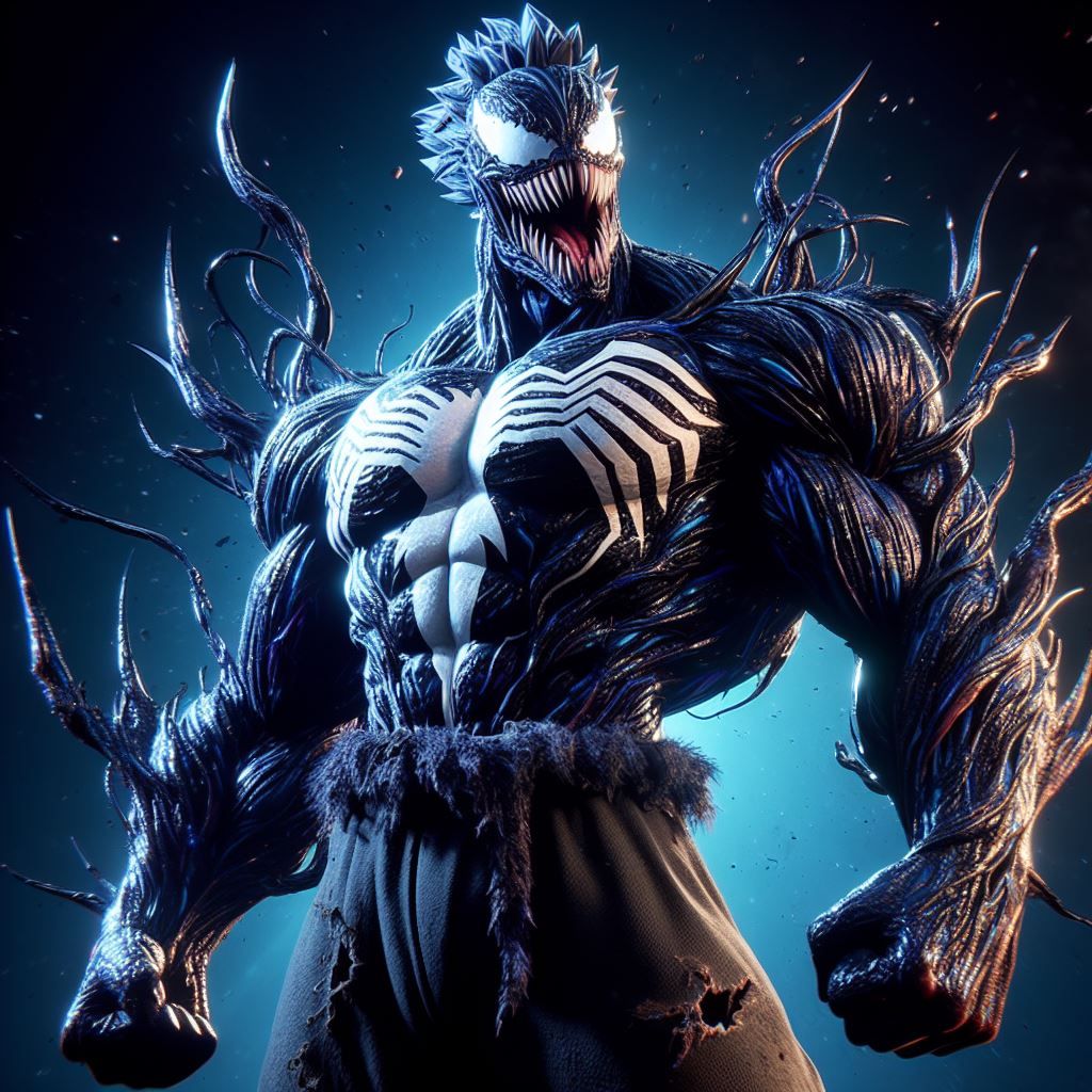 Venom saiyan - AI Generated Artwork - NightCafe Creator
