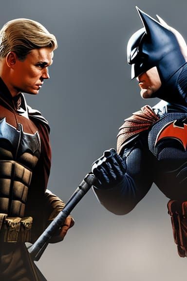Homelander vs Batman? - AI Generated Artwork - NightCafe Creator