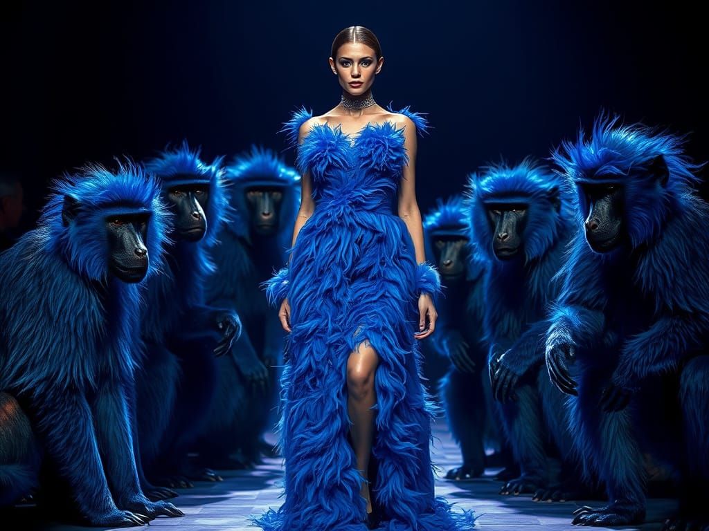 Blue Baboon Fashion Show... - Blue Baboon Fashion Show...