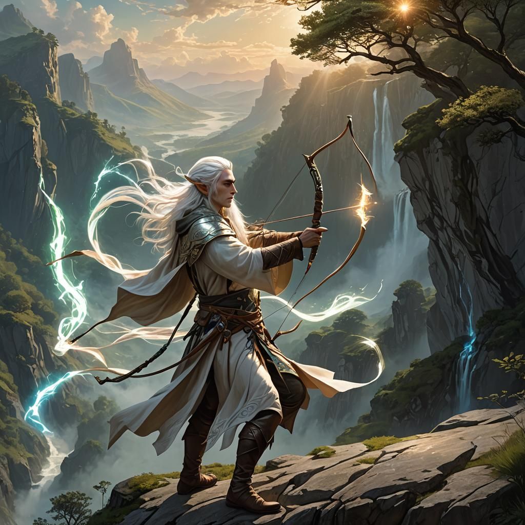Elven Archer - AI Generated Artwork - NightCafe Creator