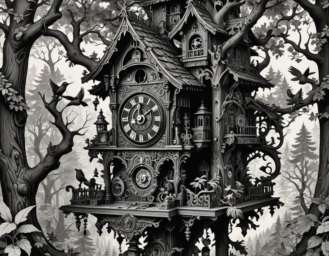 Fancy Cuckoo House - AI Generated Artwork - NightCafe Creator
