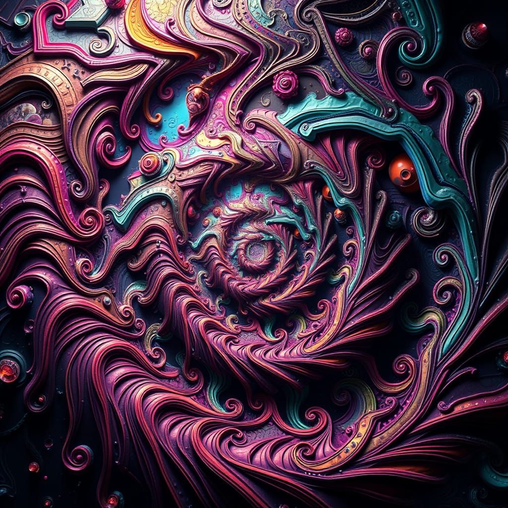 Surreal Nature Fantasies with Intricate Fibonacci ... - AI Art