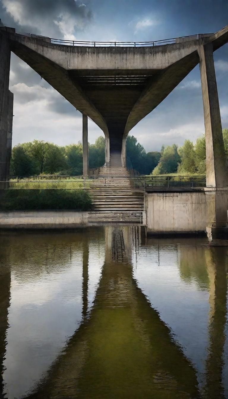 Concrete Bridge: Angelic Perspectives - AI Generated Artwork ...