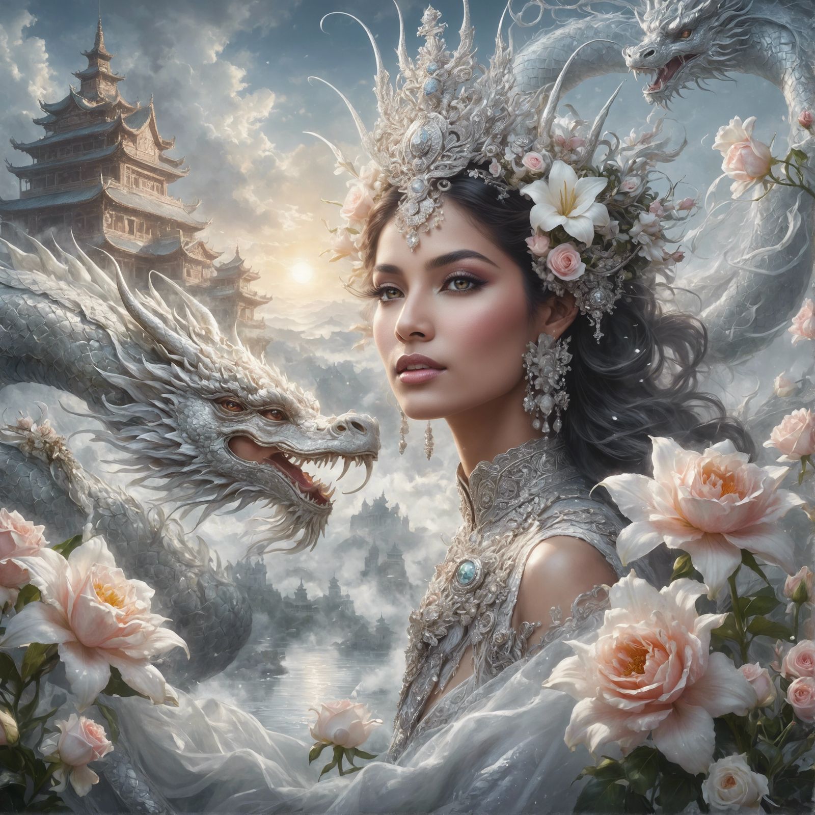 Princess Dragon - AI Generated Artwork - NightCafe Creator