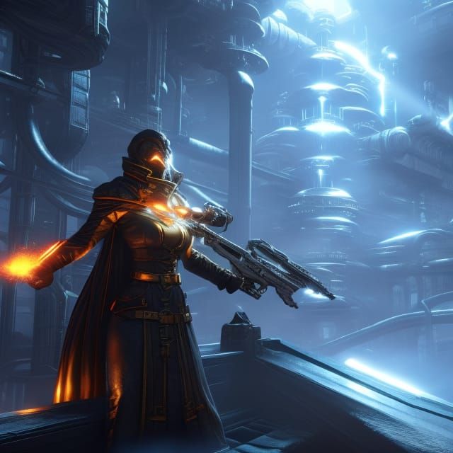 Space bandit - AI Generated Artwork - NightCafe Creator