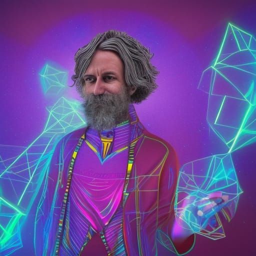 Psychedelic Wizard - AI Generated Artwork - NightCafe Creator