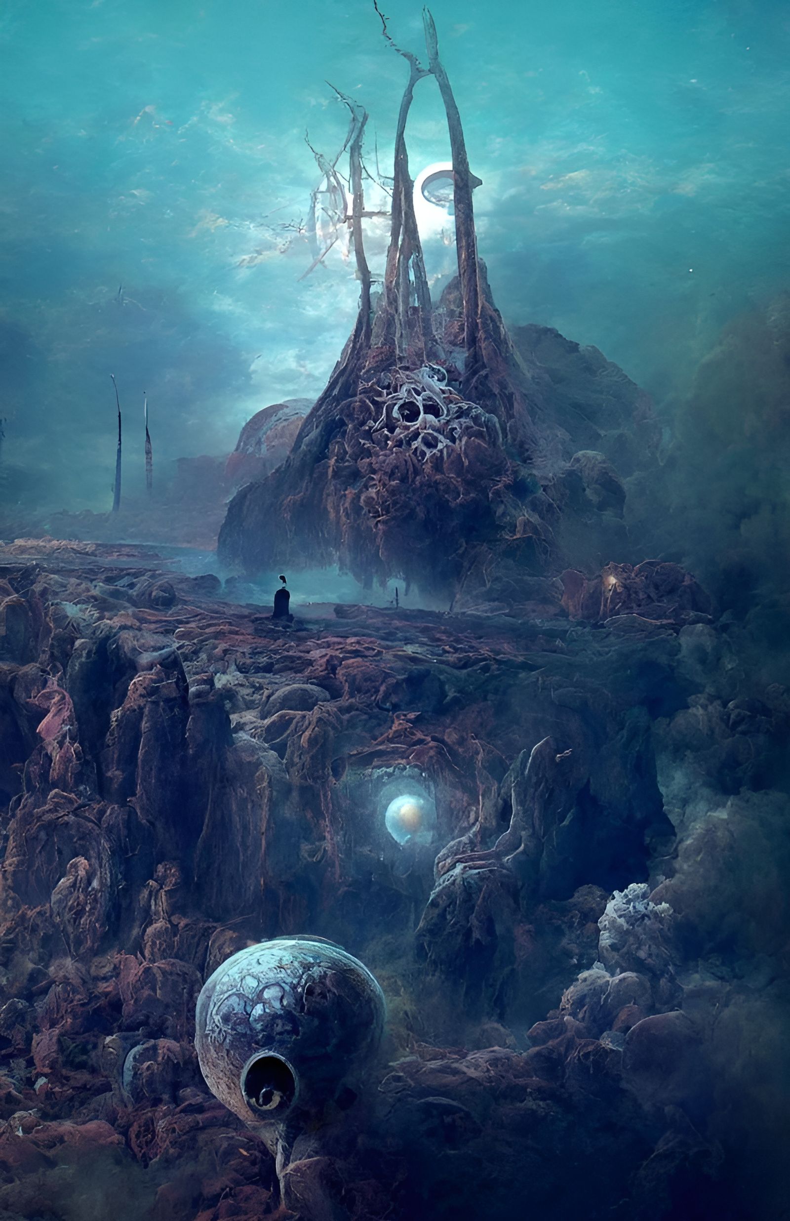 Alien Creatures & Ruins in an Alien Landscape : Collection - AI ...
