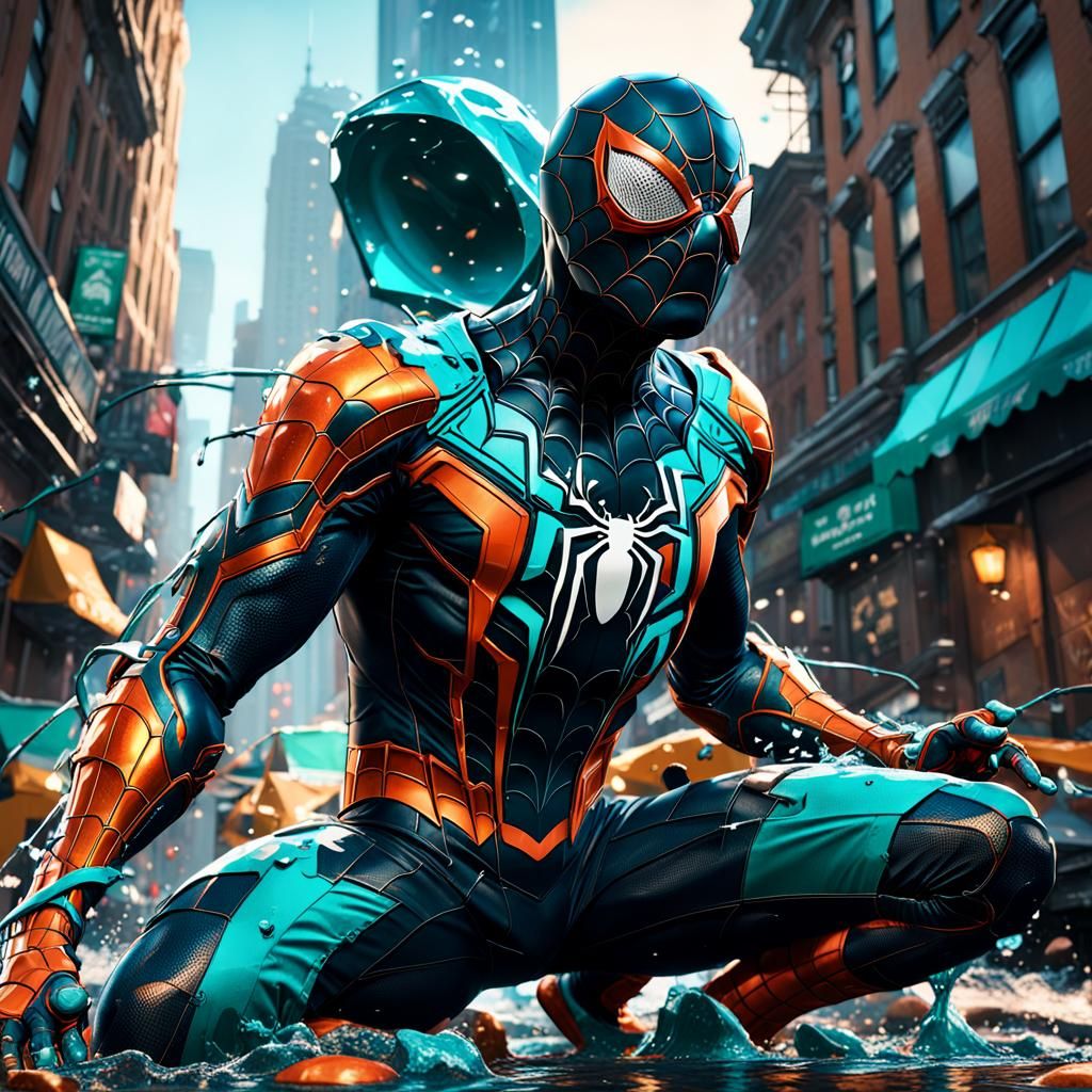 new spider suit, spiderman - Dynamic Spiderman Concept Art i...