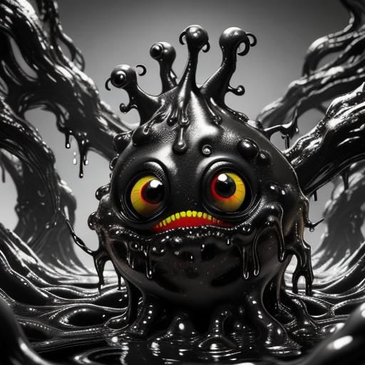 a close up of a very strange looking creature, digital art, by Beeple ...