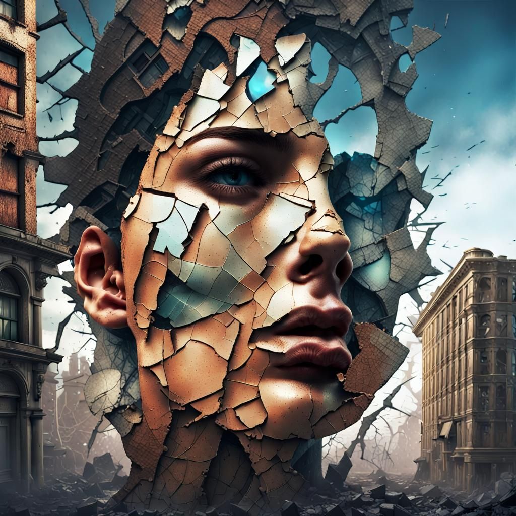 Broken beyond repair - AI Generated Artwork - NightCafe Creator