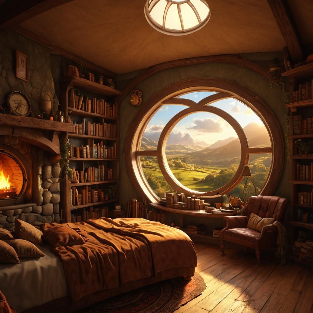 Library ; Welcome Home - AI Generated Artwork - NightCafe Creator