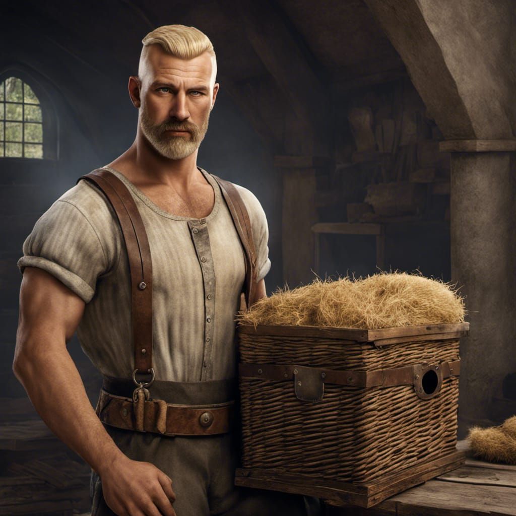 The beauty of a farmer man - AI Generated Artwork - NightCafe Creator