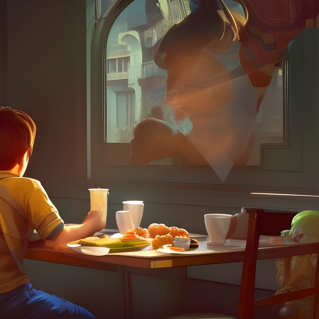 Eat breakfast every day before school. - AI Generated Artwork ...