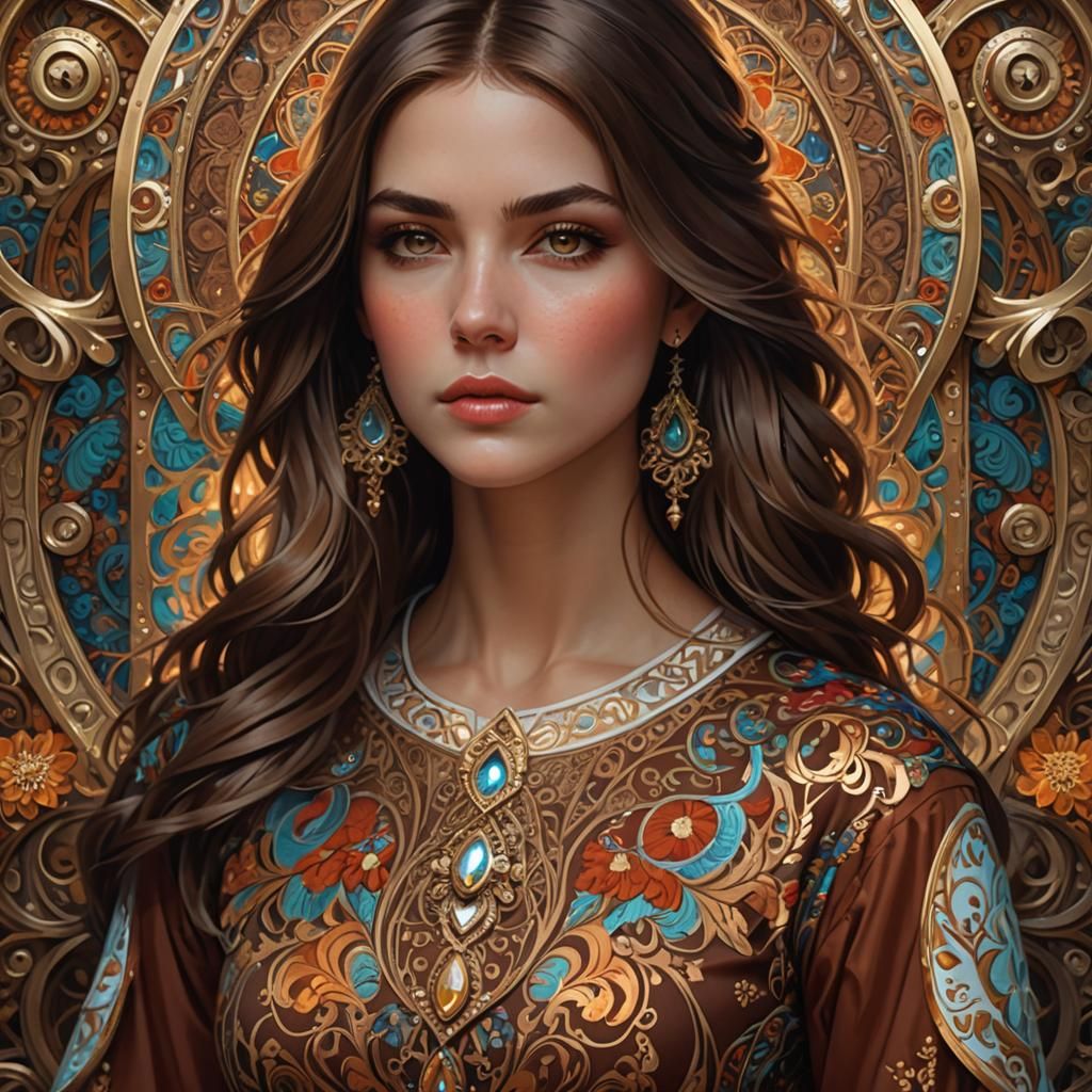 Paisley Princess: The Enchanting Beauty of Jezriel - AI Generated ...