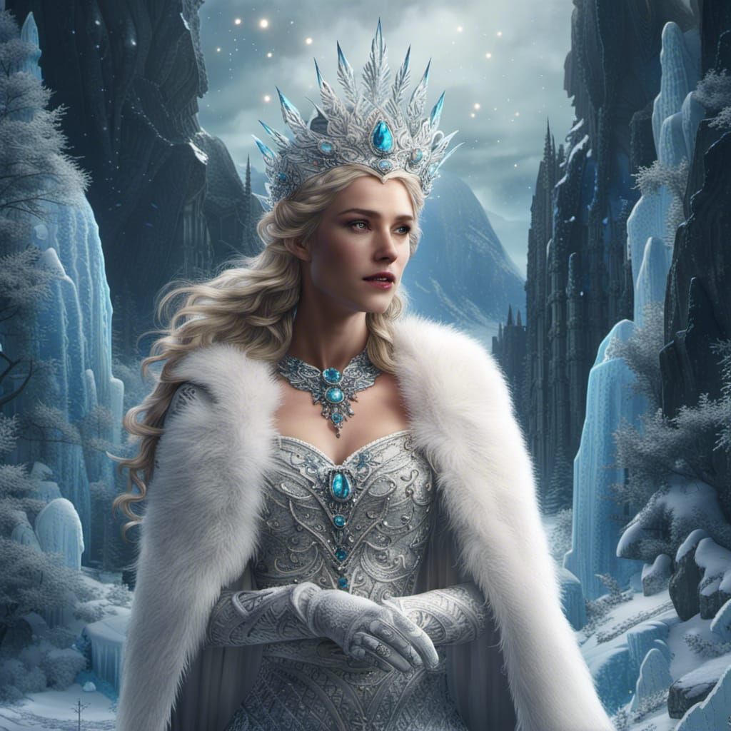 winter queen - AI Generated Artwork - NightCafe Creator