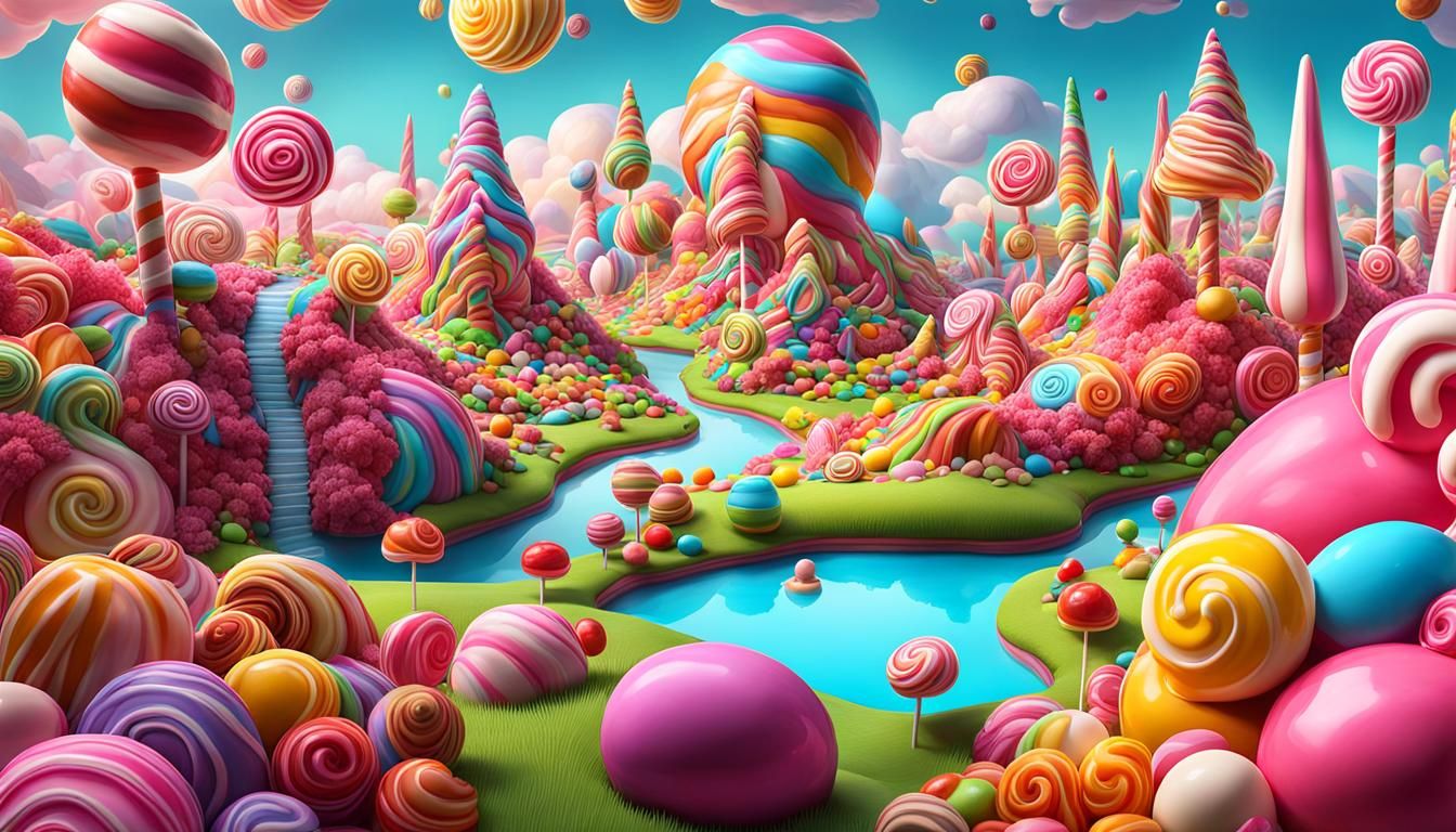 Candyland - AI Generated Artwork - NightCafe Creator