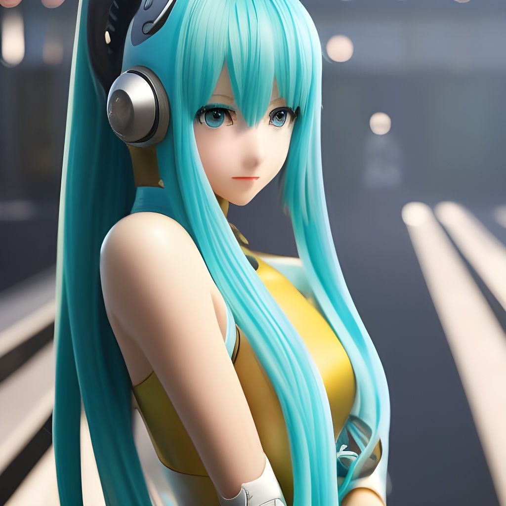 Hatsune Miku 121 - AI Generated Artwork - NightCafe Creator