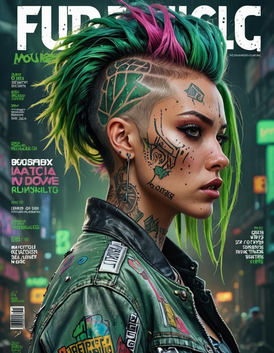 punk magazine - AI Generated Artwork - NightCafe Creator