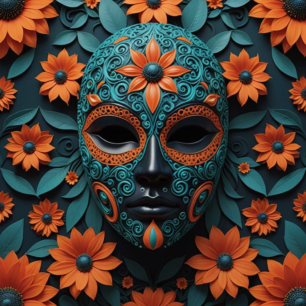 Cuman Princess Warrior Mask - Cuman Princess Warrior Mask