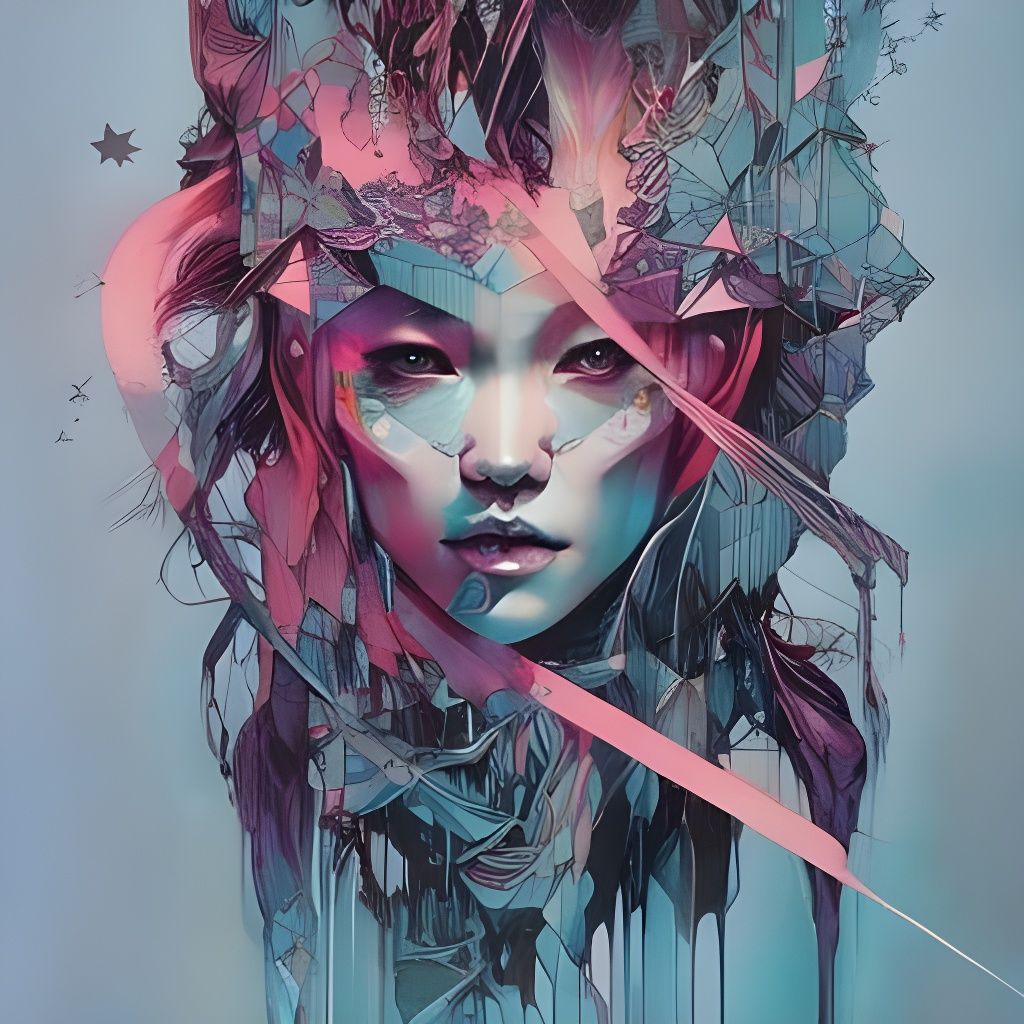 Geo Pastelcore - AI Generated Artwork - NightCafe Creator