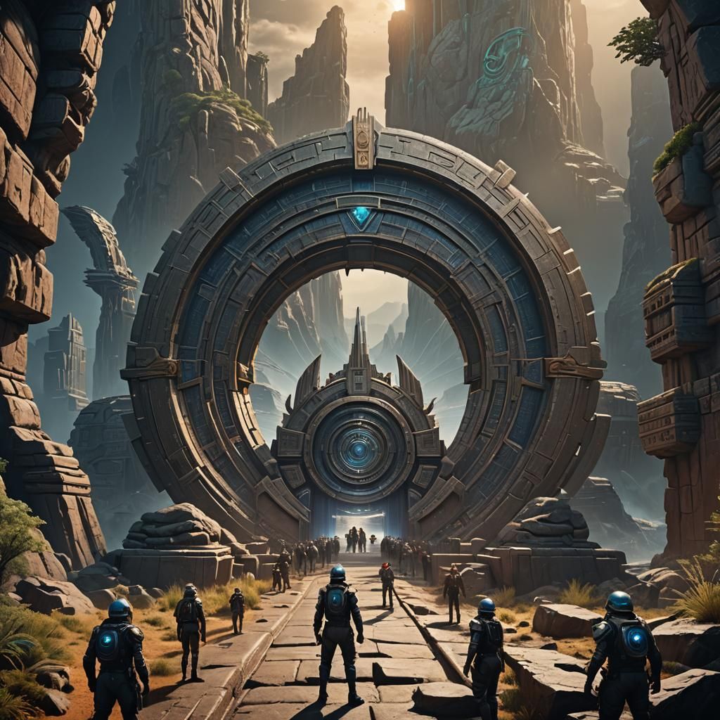 Stargate-01 - AI Generated Artwork - NightCafe Creator